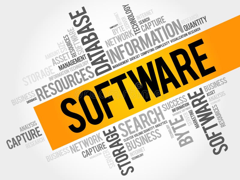 Software Word in Metal Type Stock Image - Image of metal, code: 47565437