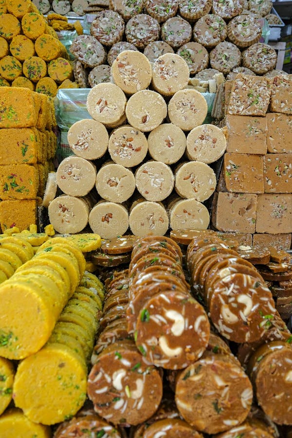 Sohan Halwa Typical Sweets from Ajmer, Rajasthan, India Stock Image ...