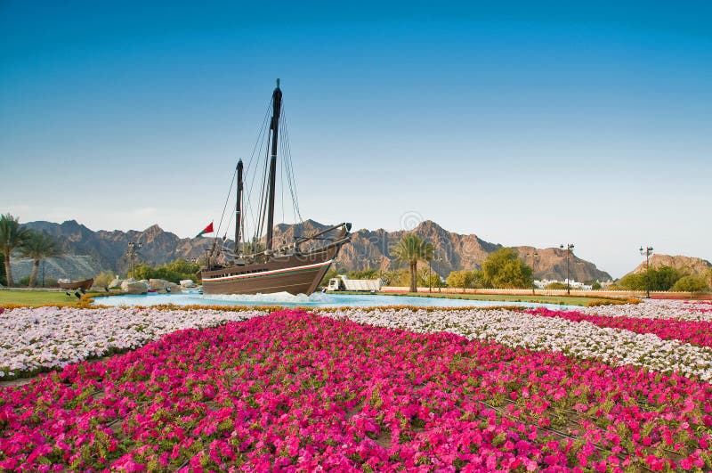 Sohar Ship stock image. Image of ocean, oman, bustan - 19814625