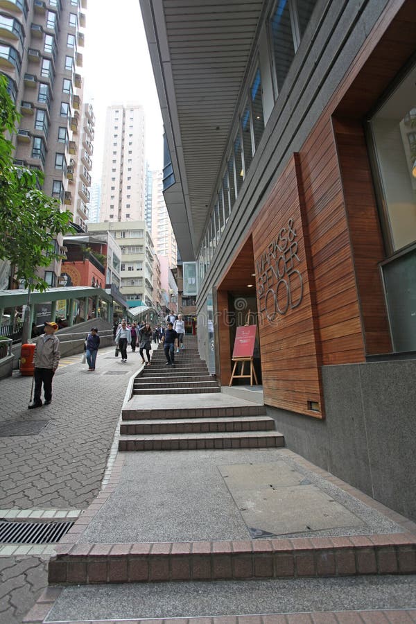 SoHo area in Hong Kong editorial stock image. Image of travel - 68639714