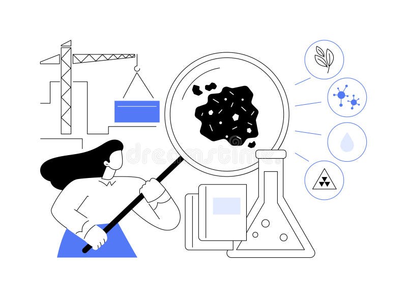 Soil Analysis Abstract Concept Vector Illustration. Stock Vector ...