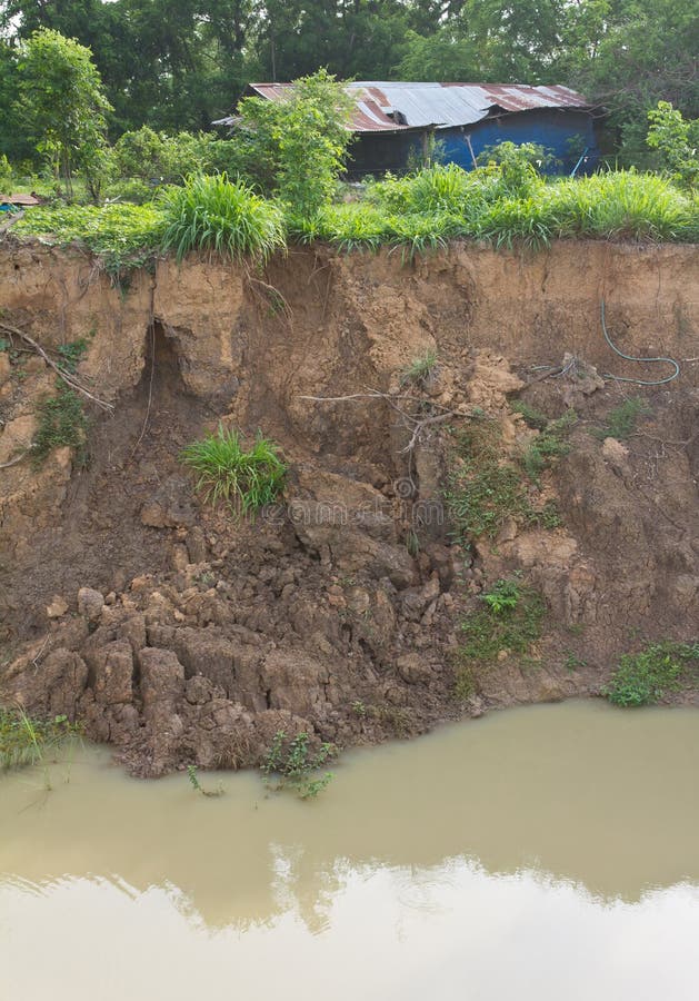Soil Break Down the Cottage Zinc. Stock Image - Image of ground, cubes ...