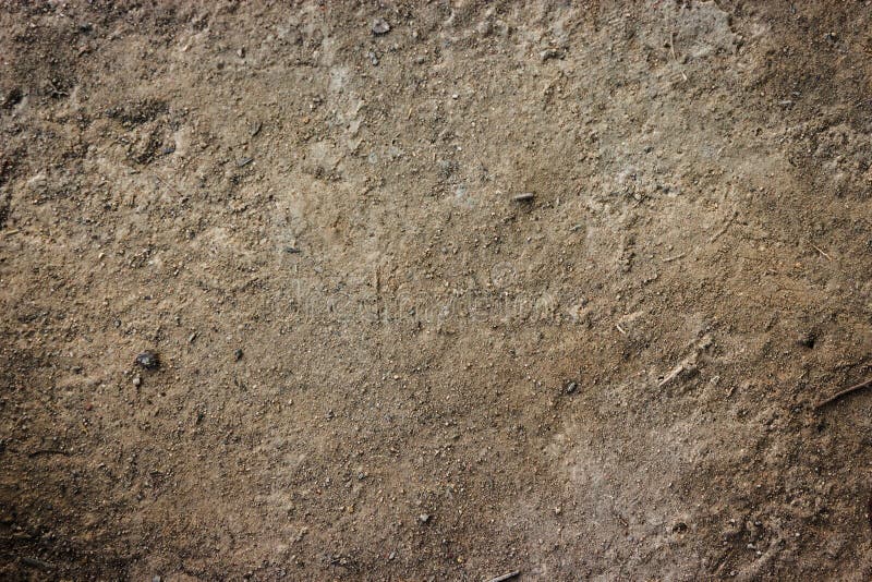 Soil Brown Ground Surface Top View Texture And Background Stock Image ...