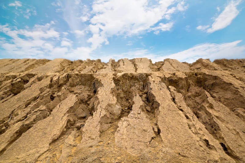 Soil collapse stock image. Image of erosion, soil, loam - 31019735