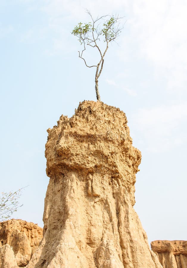 Soil columns stock photo. Image of natural, land, sandstone - 23862218