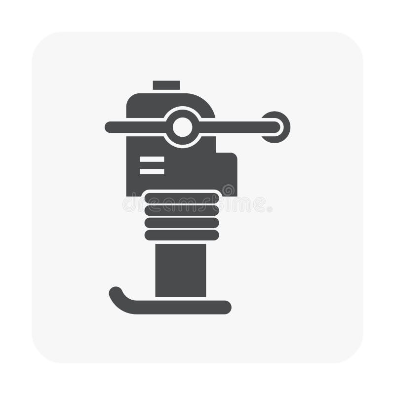 Soil Compaction Icon stock vector. Illustration of engineering - 90072349