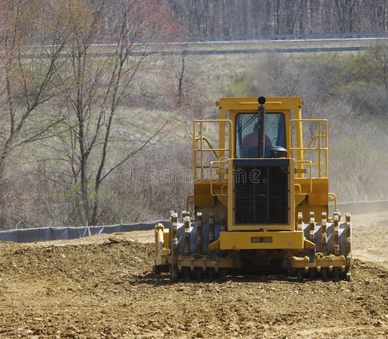 Soil Compactor stock image. Image of interior, ground, equipment - 675599