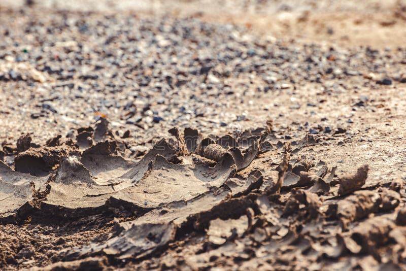 Soil Crack on the Ground is Concept is Arid. Stock Image - Image of ...