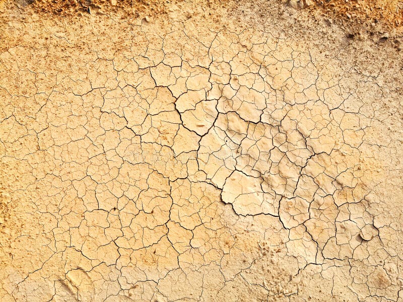 Soil with cracked pattern stock photo. Image of clay - 153480198