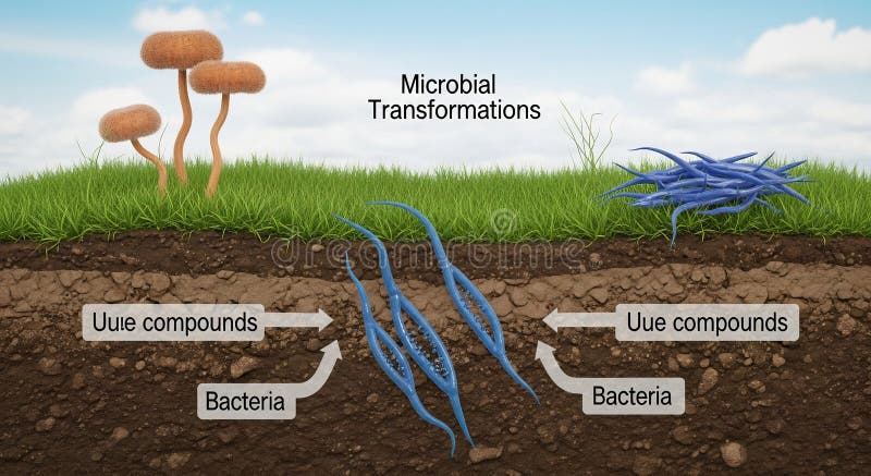 Soil Cross-section Revealing Microbial Transformations of Compounds by ...