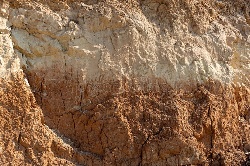 Soil cut texture stock photo. Image of geological, nature - 195696858