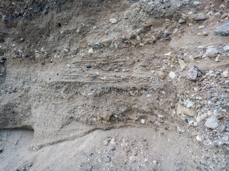 Soil cut texture stock image. Image of layers, quarrying - 128495303