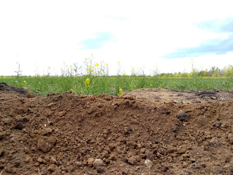 Disturbed Ground. Soil Texture Stock Photo - Image of terrain, field ...