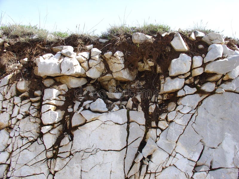 Soil Formation on Limestone Stock Image - Image of rocks, humus: 5553889