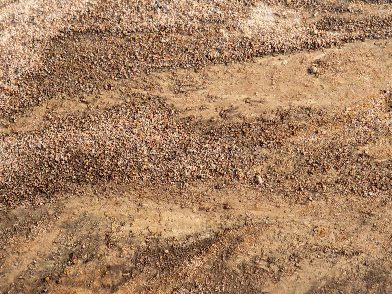 Soil on the Ground As Texture and Background. Top View Shot Stock Photo ...