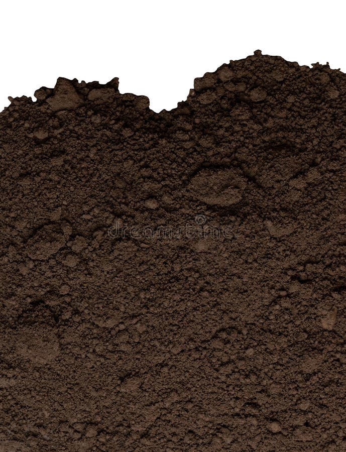Soil ground cut isolated stock image. Image of texture - 362130801