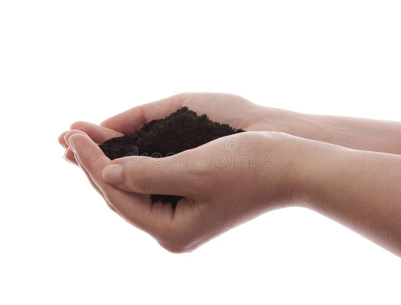 Soil in hands stock photo. Image of farm, clod, ecology - 27452932