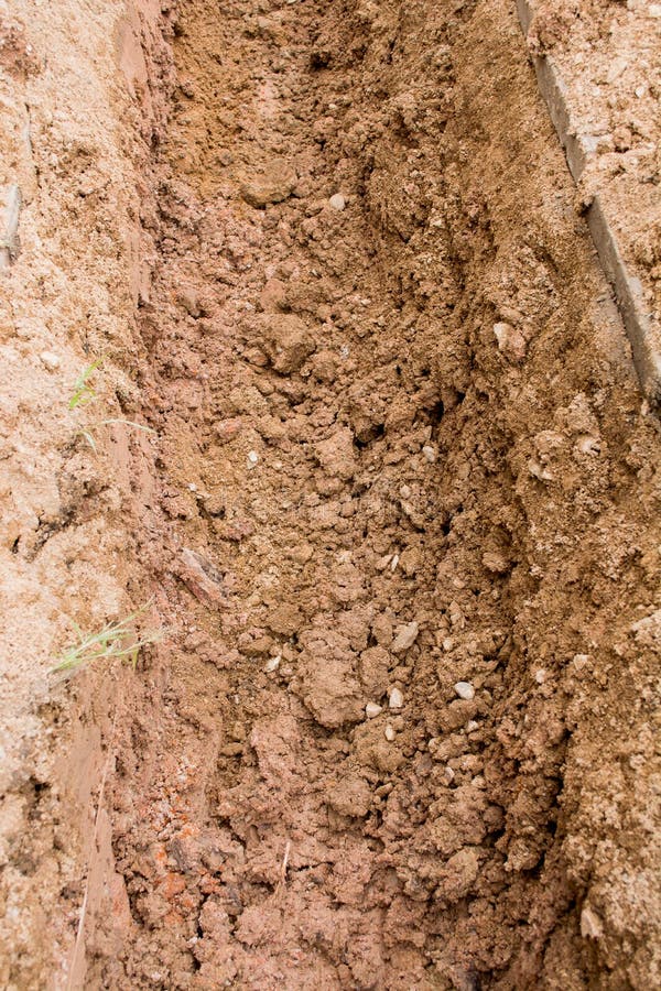 Dirt or soil with hole stock image. Image of ground - 120875571