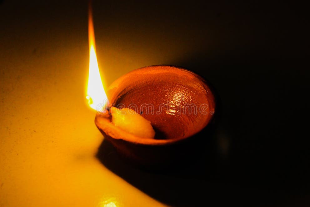 Soil Lamp Lighting at the Night Image , Stock Photo - Image of faith ...