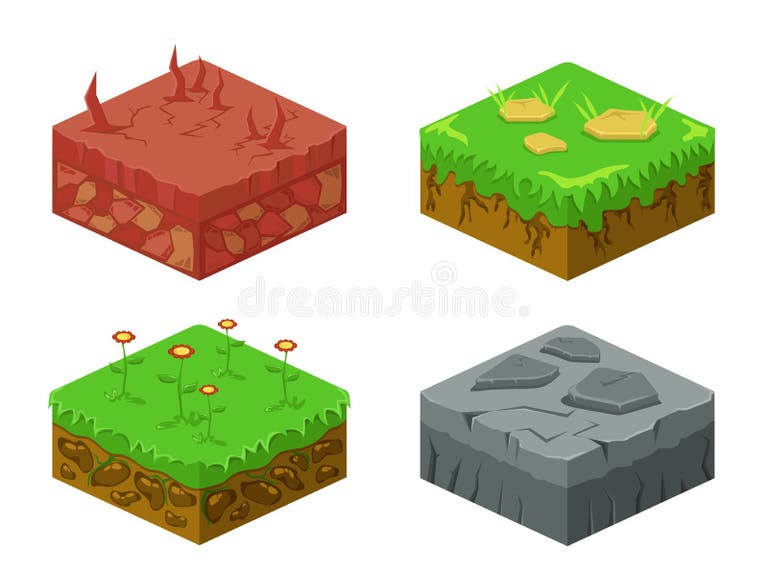 3d Isometric Landscape Tiles Stock Illustrations – 45 3d Isometric ...