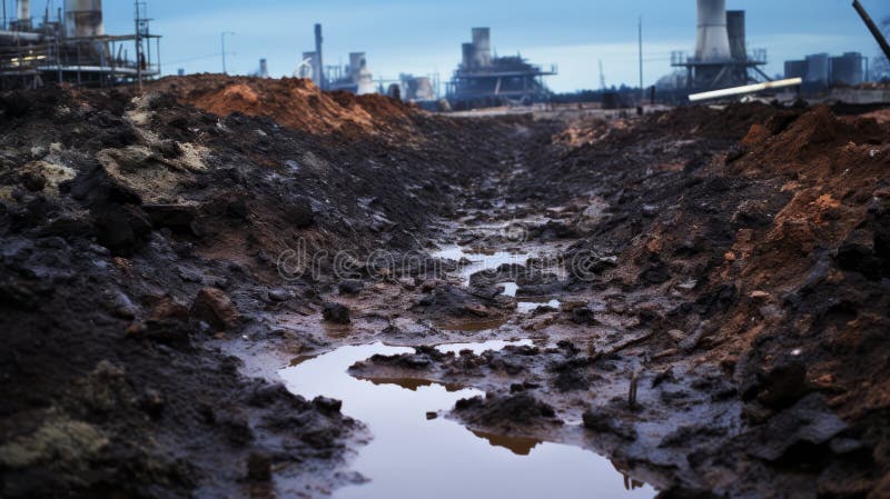 Soil Pollution Caused by the Improper Disposal of Hazardous Waste Stock ...