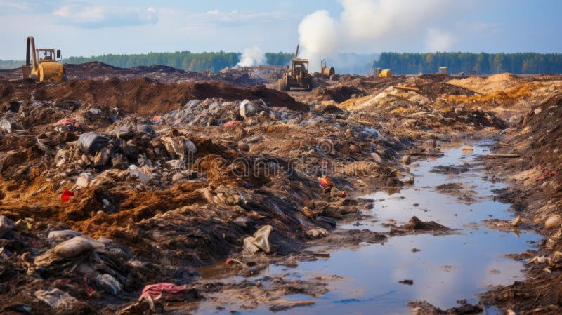 Soil Pollution Caused by the Improper Disposal of Hazardous Waste Stock ...