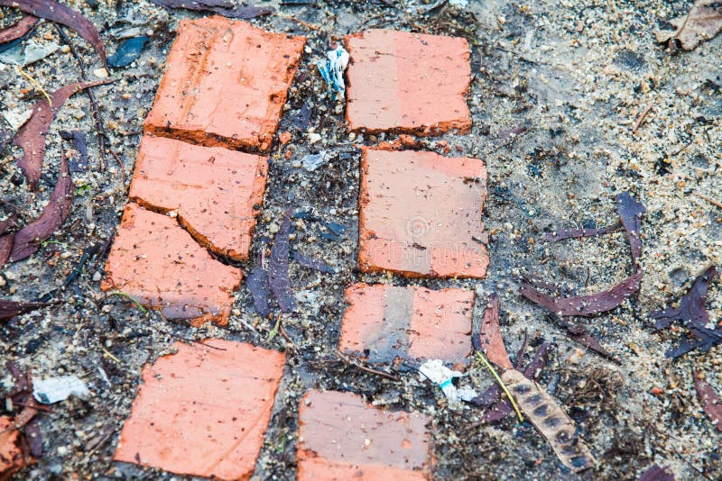 Soil, Rock and Brick Texture for Background Stock Photo - Image of ...