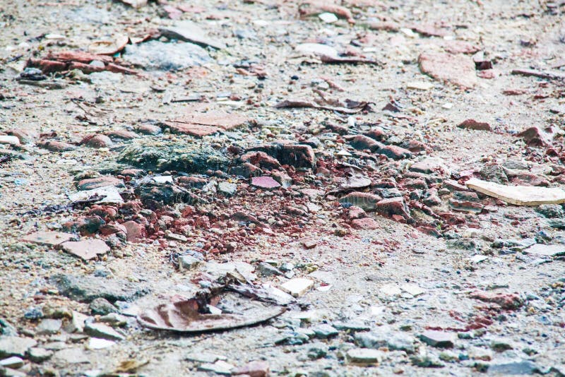 Soil, Rock and Brick Texture for Background Stock Photo - Image of ...