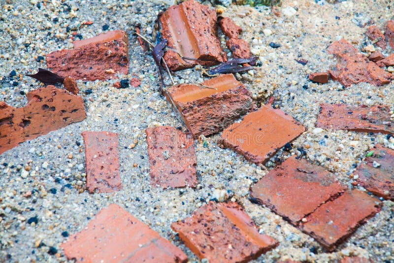 Soil, Rock and Brick Texture for Background Stock Photo - Image of ...