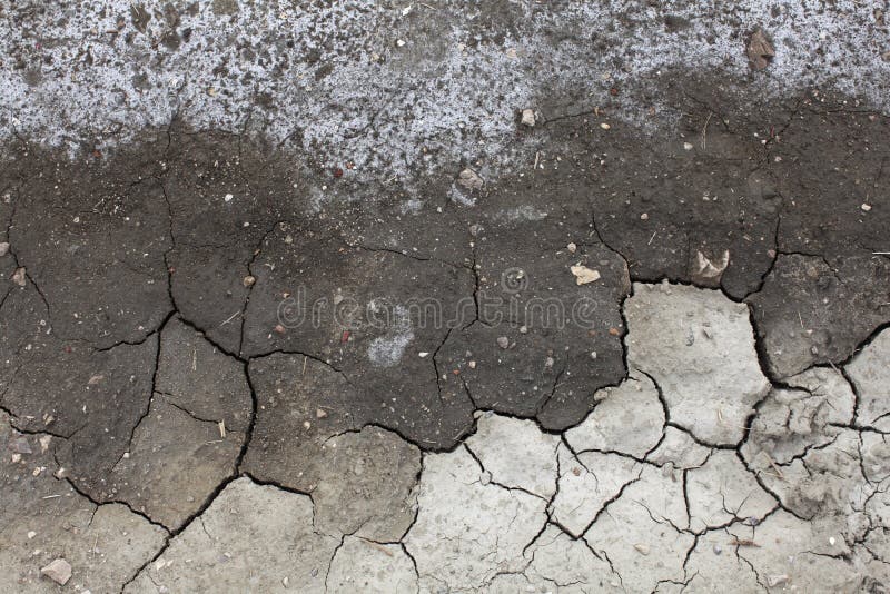 Soil Salinity Degradation, Cracked Ground Stock Image - Image of ...