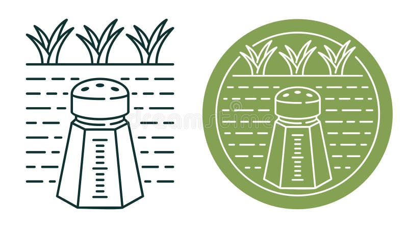 Soil Salinity - Increasing the Salt Content Stock Vector - Illustration ...