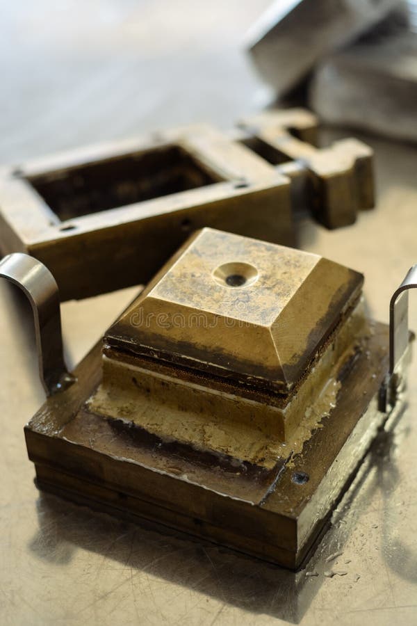 Soil Sample Tested in a Direct Shear Box Stock Photo - Image of geology ...