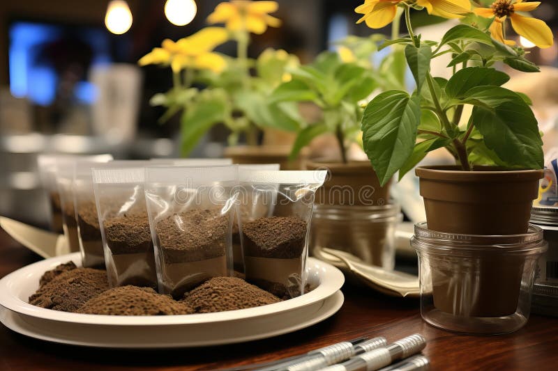 Soil Samples in Plastic Bags. Stock Photo - Image of research ...
