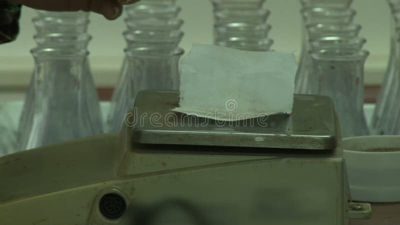 Analysis of Soil Samples in Laboratory. Stock Footage - Video of earth ...