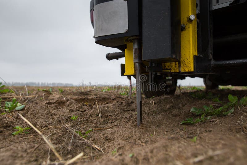 Soil Sampling - Automated Probe for Soil Samples Taking Sample with ...