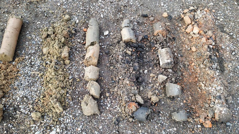 Soil Sampling with Split Spoon Stock Photo - Image of foundation ...