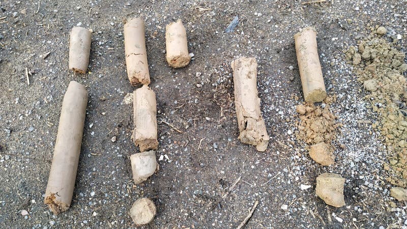 Soil Sampling with Split Spoon Stock Photo - Image of coring, education ...