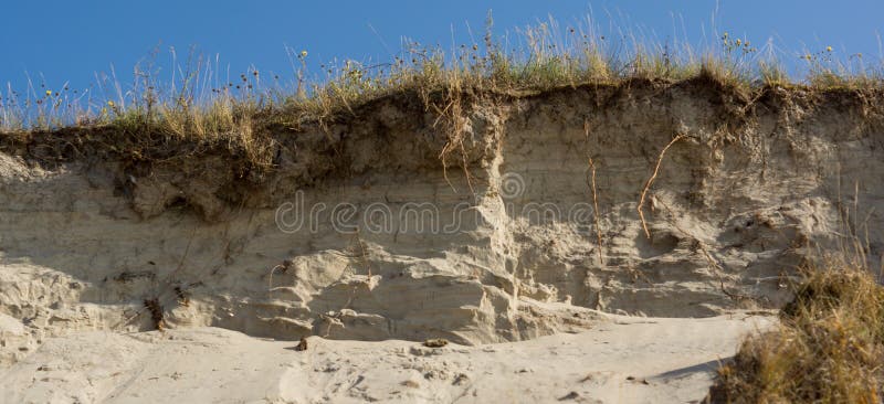 Soil on a sand stock photo. Image of cross, environment - 164152992