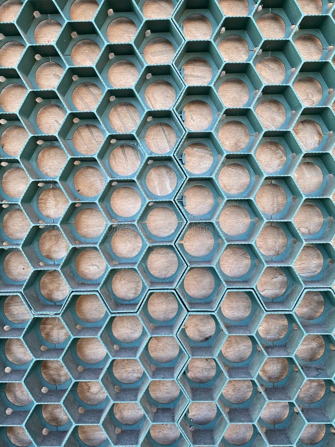 Soil stabilizing panels stock image. Image of hexagonal - 304605855