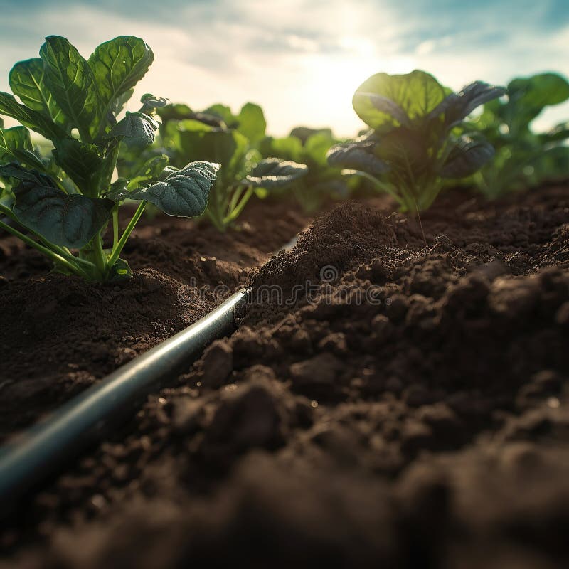 Soil sun and corn field , stock illustration. Illustration of ...