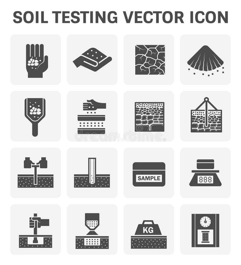 Soil test icon stock vector. Illustration of agriculture - 96589645