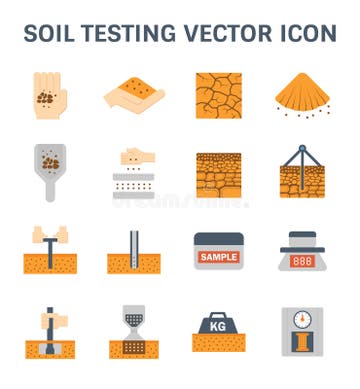 Soil testing icon stock vector. Illustration of drill - 94122661