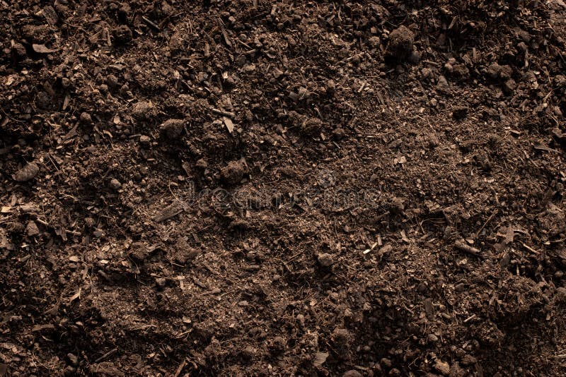 Fertile Loam Soil Suitable for Planting, Soil Texture Background Stock ...