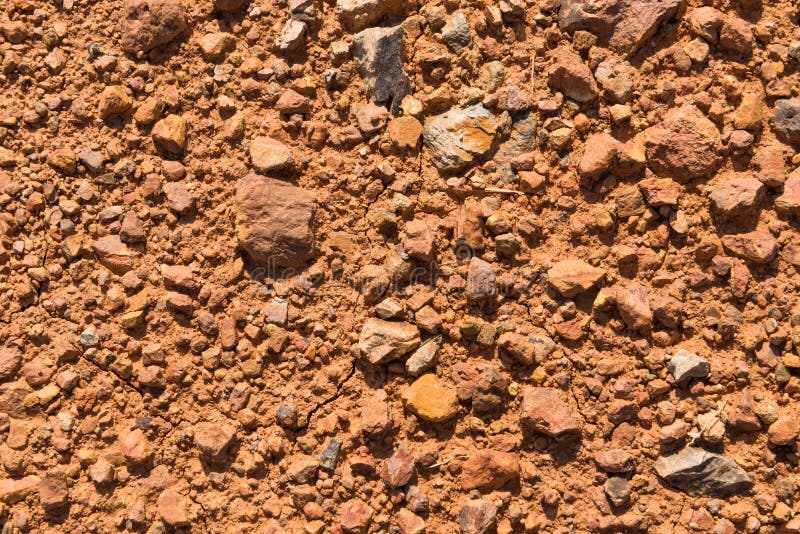 Soil Texture, Brown Ground Soil Texture Mixed with Small Rocks Stock ...