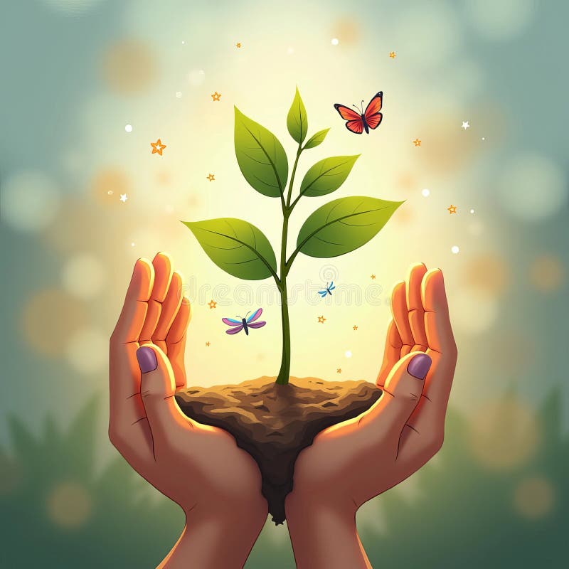 From Soil To Soul Why Caring for Nature Matters 9 Stock Illustration ...