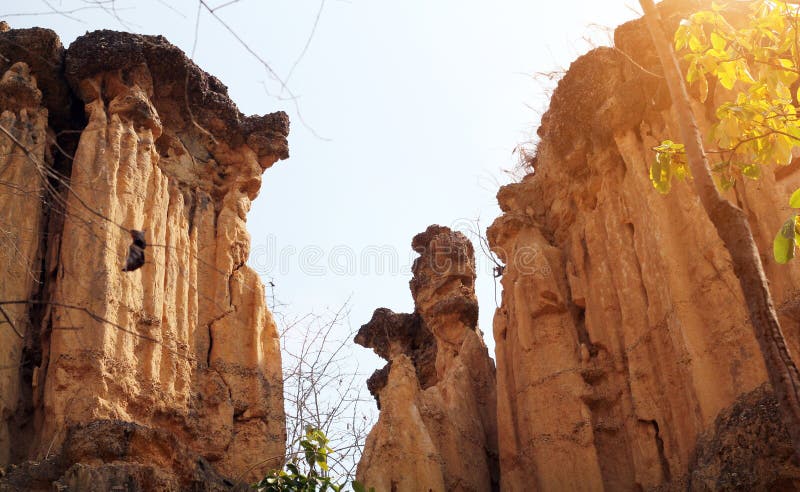 Soil yanon mountain stock photo. Image of sand, shape - 103379104