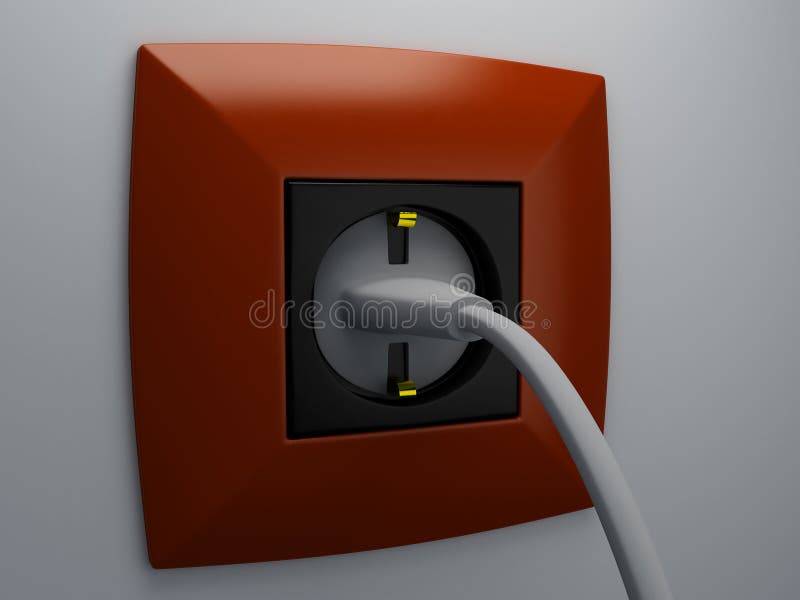 Soket stock illustration. Illustration of outlets, socket - 1959948