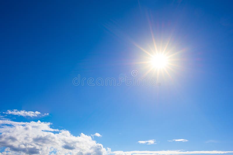 Sol brillante imagen de archivo. Imagen de azul, onda - 97064161