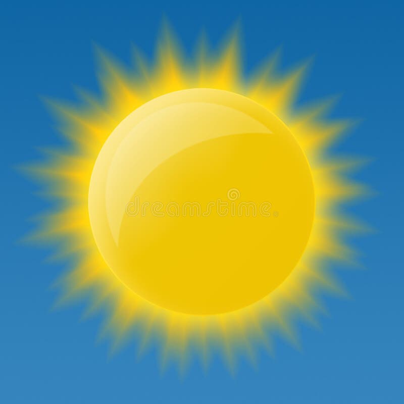 Sol Brillante Brillante Imágenes de archivo libres de regalías - Imagen ...