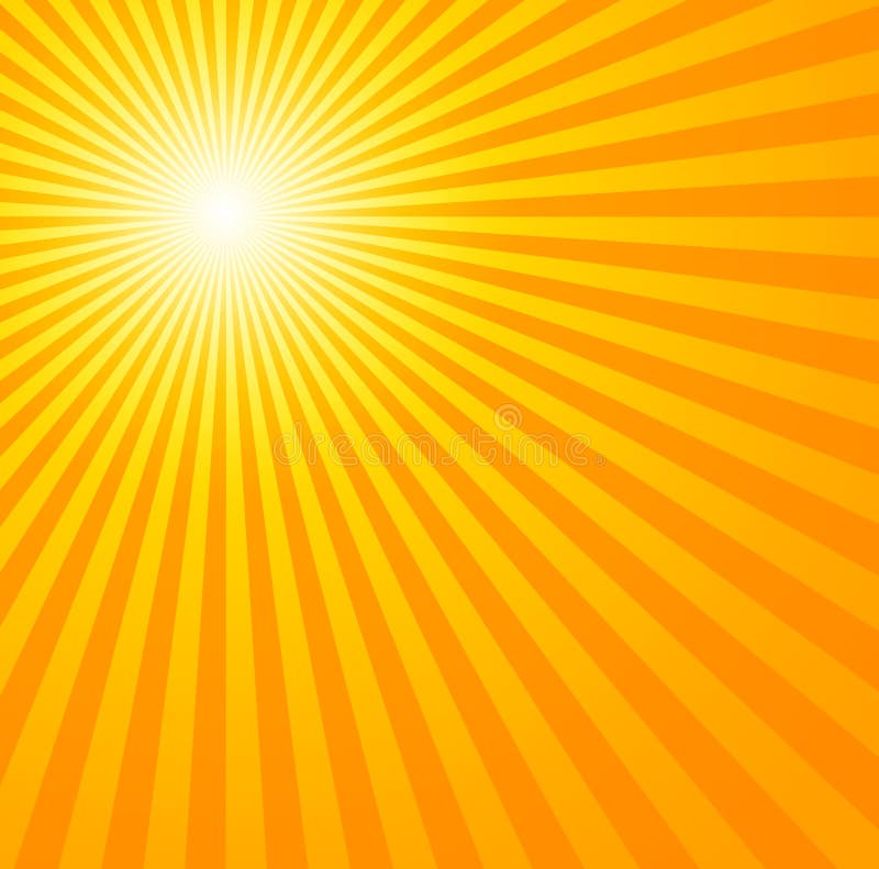 Sol caliente del verano ilustración del vector. Ilustración de ...